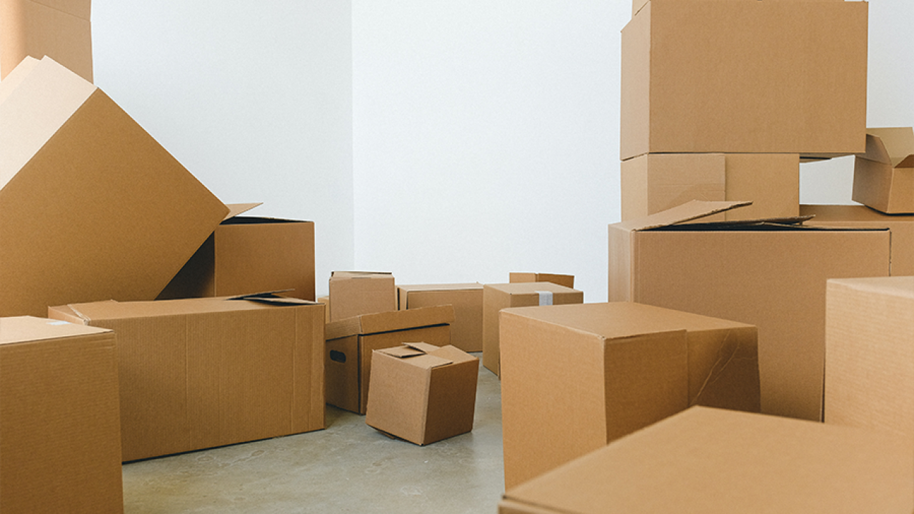 Product packaging supplies store